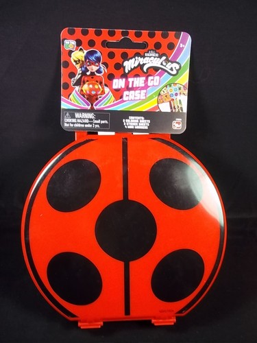 Miraculous Ladybug Carry Case stickers coloring sheets mini markers NEW ...