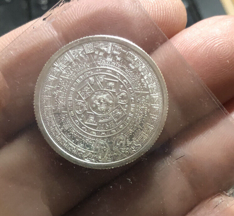 2021 Silver 1/4 OZ .999 Mexico Aztec Chief Cuauhtemoc Sunstone Coin | eBay