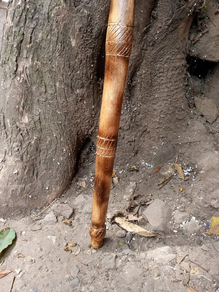 Original Rose Wood Or Mahogany African Cane Ambidextrous Gift Walking ...