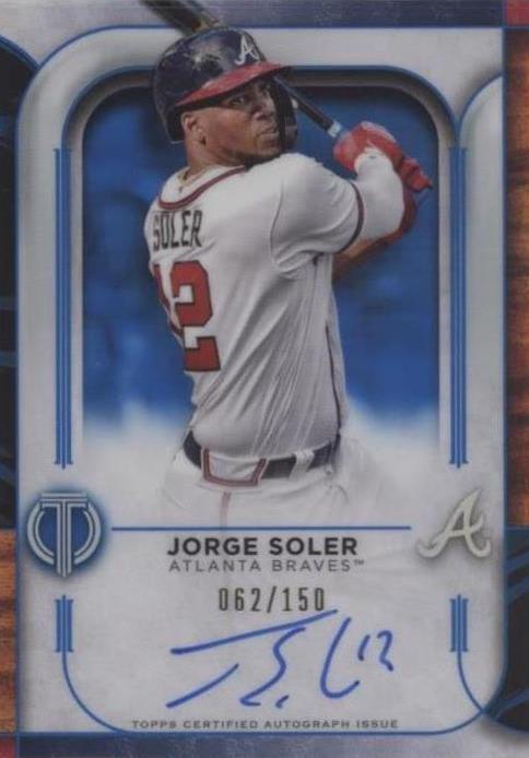 2022 Topps Tribute - Tribute Autographs Jorge Soler #TA-JSO Blue /150 ...