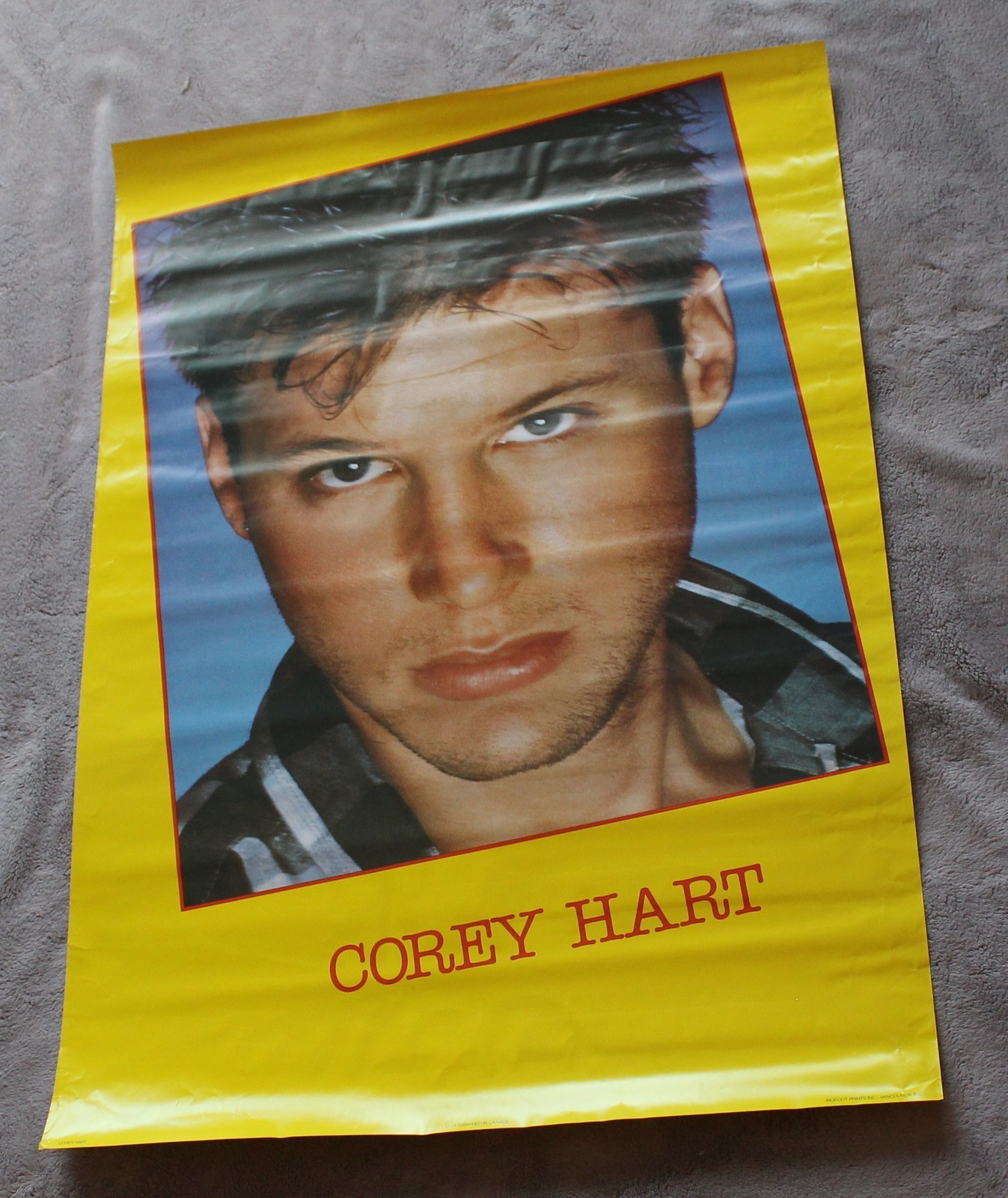 Corey Hart 1980s Closeup Face Vancouver Canada Bigfoot Prints Music ...