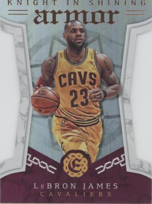 2016-17 Panini Excalibur - Knight in Shining Armor LeBron James #5 for ...