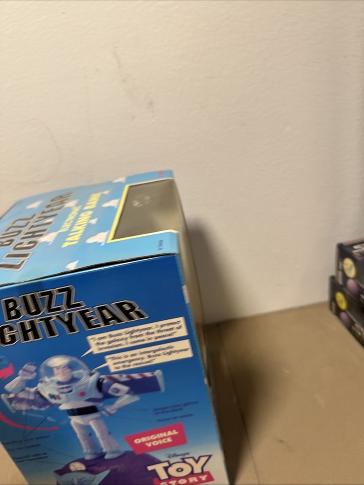 Disney TOY STORY Electronic Talking Bank BUZZ LIGHTYEAR 1995 ThinkWay ...