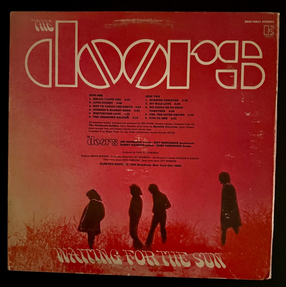 The Doors Waiting For The Sun 1st Original Pressing 1968 Gold Label LP ...