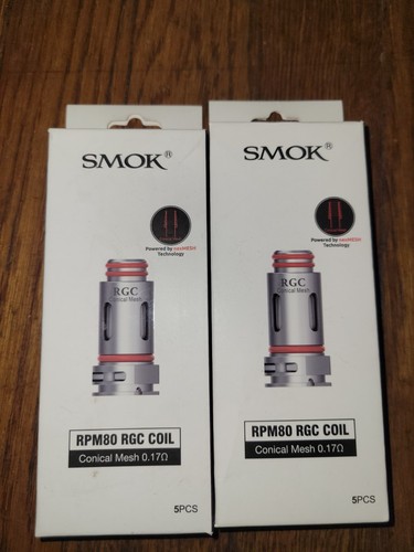 RPM80 RGC Conical mesh coil 0.17 ohm 5 packs (10 packs total) SMOK New ...