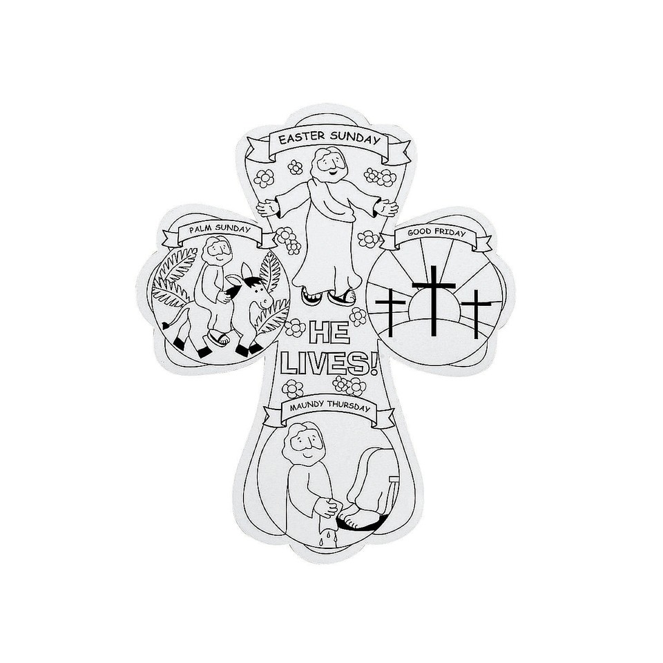 Color Your Own Holy Week Crosses, Craft Kits, 12 Pieces | eBay