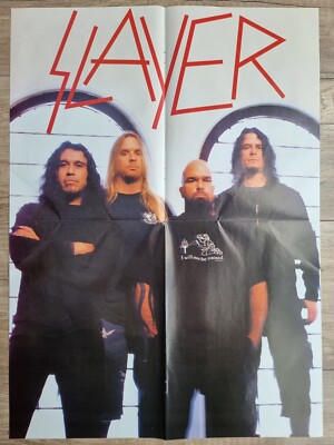 Poster: SLAYER from 2002 - 16 x 22 in. (40 x 55 cm) - MINT CONDITION ...