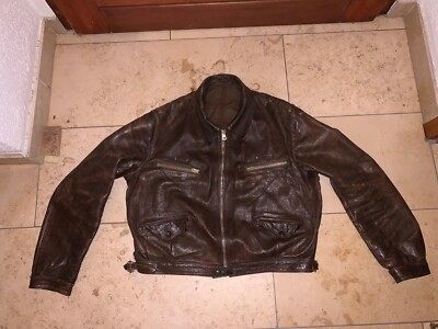 Original French cyclist jacket 40's (Hartmann) | Vintage Leather ...