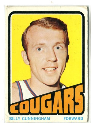 1972-73 Topps Billy Cunningham #215 HOF ABA COUGARS (See Scans For ...