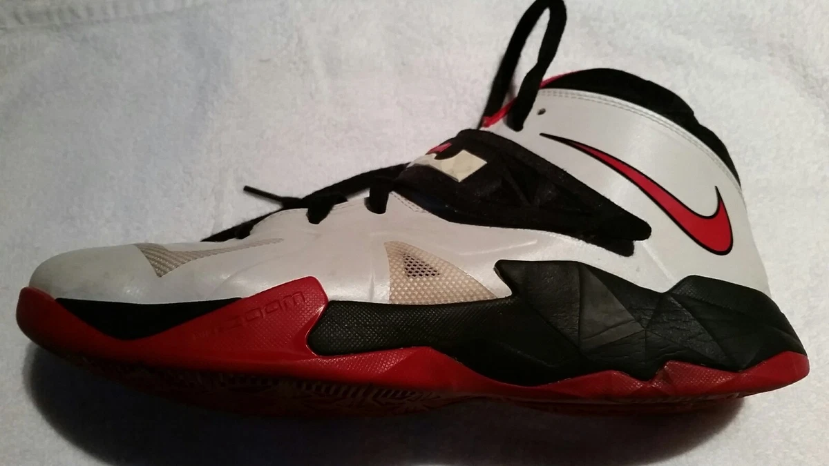 Lebron Soldier 7 Red And White