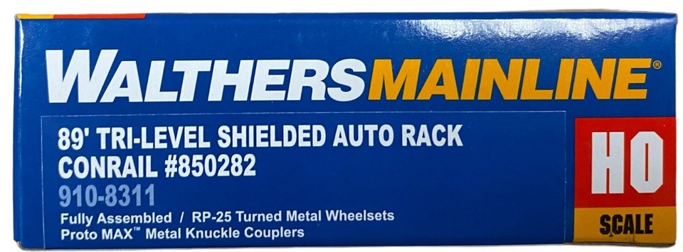 Walthers Mainline 910-8311 TTKX 850282 Conrail Tri-Level Shielded Auto ...
