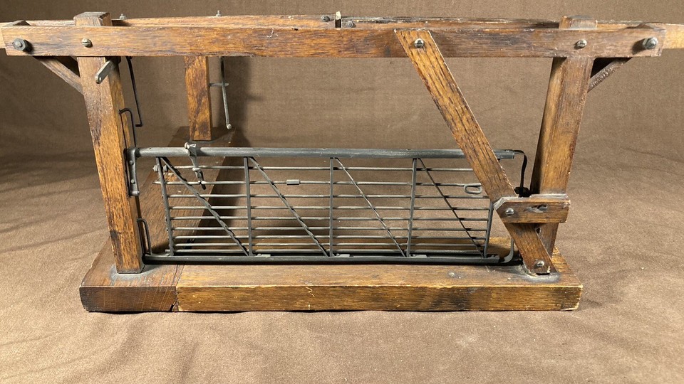 19th Century Salesman Sample Farm Cattle Ranch Automatic Gate Patent ...