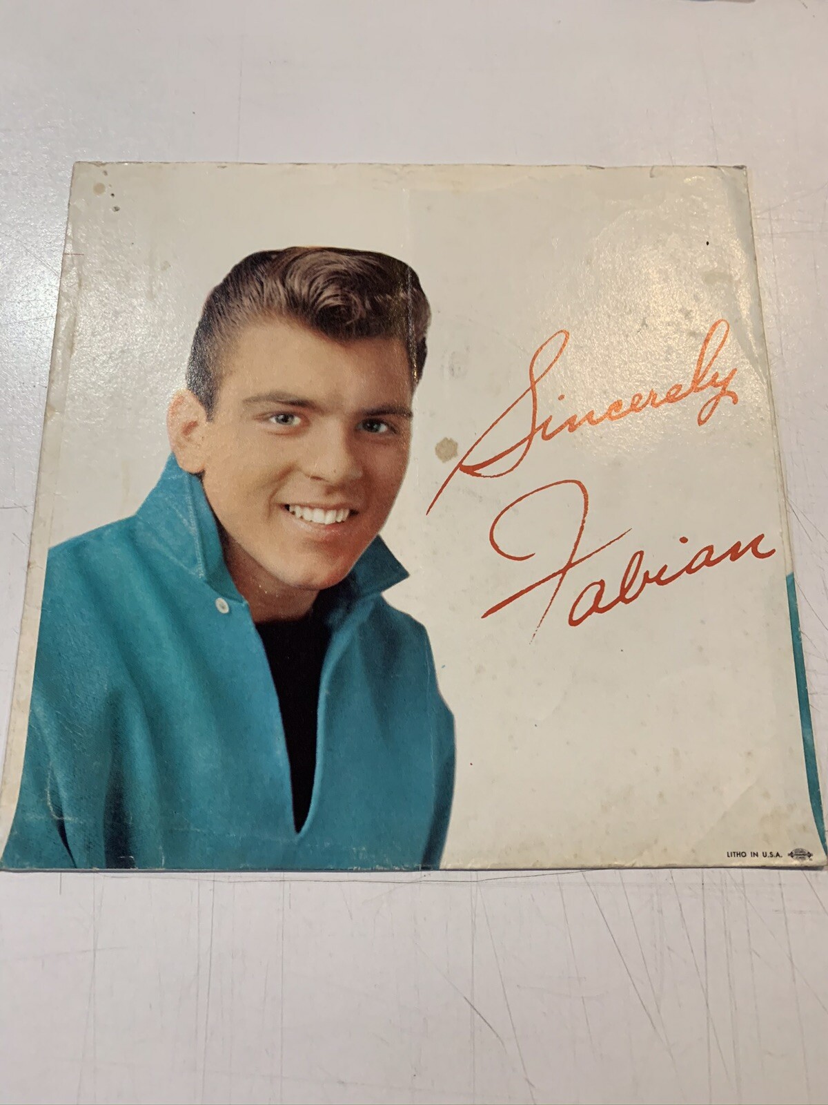 Fabian 45 Record Sleeve Only Got the Feeling and Come On and Get Me ...