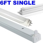 Single Twin T8 LED Batten Tube Fitting Fluorescent Double Wall Light ...