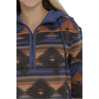 Cinch® Ladies Blue Aztec Printed Pullover Hoodie MAK9812001 | eBay