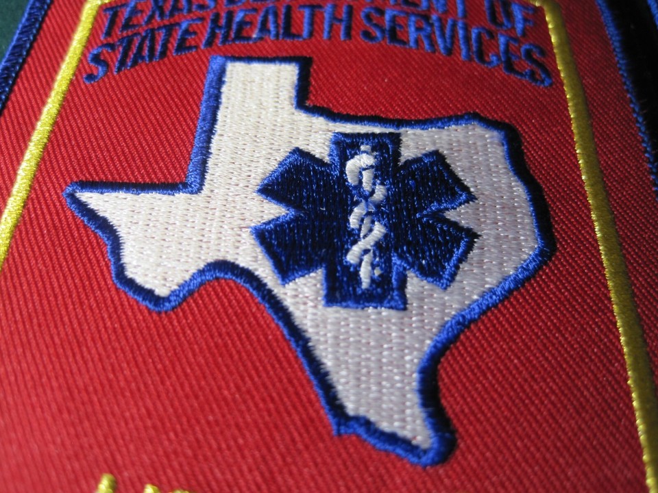 Texas Licensed Paramedic Patch Sew on Shoulder Size Full Color Great ...