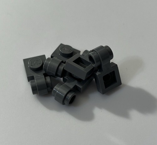 LEGO Parts - Dark Bluish Gray Plate, Modified 1 x 1 Light Attach, 4081b ...