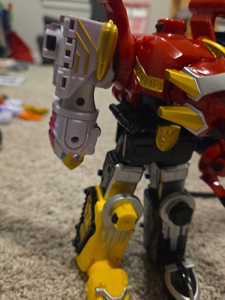 Gosei Great Megazord DX Power Rangers Megaforce Zord Builder Bandai 10 ...