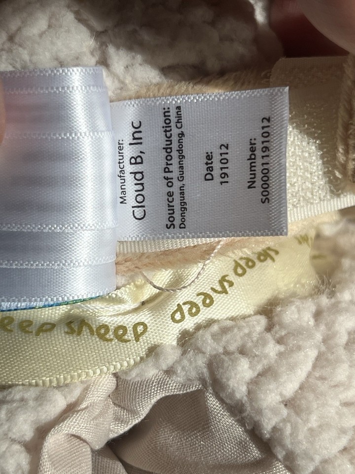 Cloud B Sleep Sheep Stuffed Lamb Sleep Aid with Music Box Soother ...