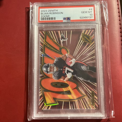 2023 Panini Zenith - Zoom! Bijan Robinson #4 (RC) PSA 10 Case Hit | eBay