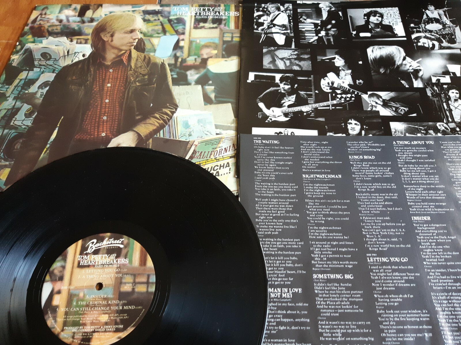TOM PETTY AND THE HEARTBREAKERS Hard Promises vinyl LP 1981 SR5160 ...