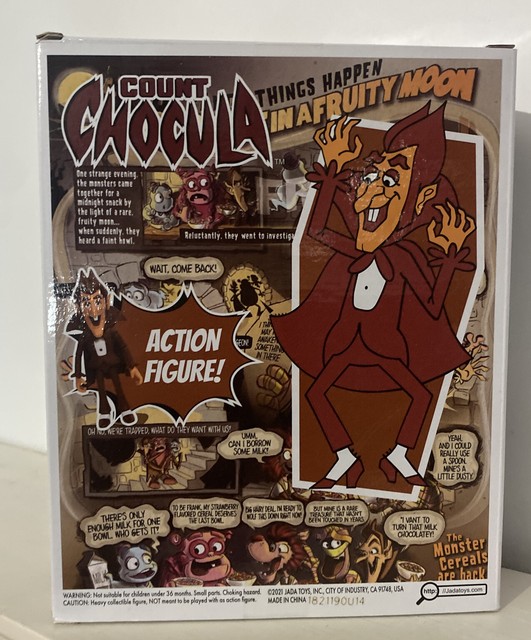 Jada Toys General Mills Count Chocula 6" Plastic Action Figure - Brown ...