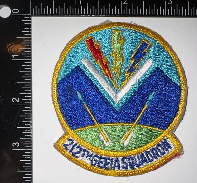 Cold War USAF US Air Force 212th GEEIA Squadron Patch | eBay
