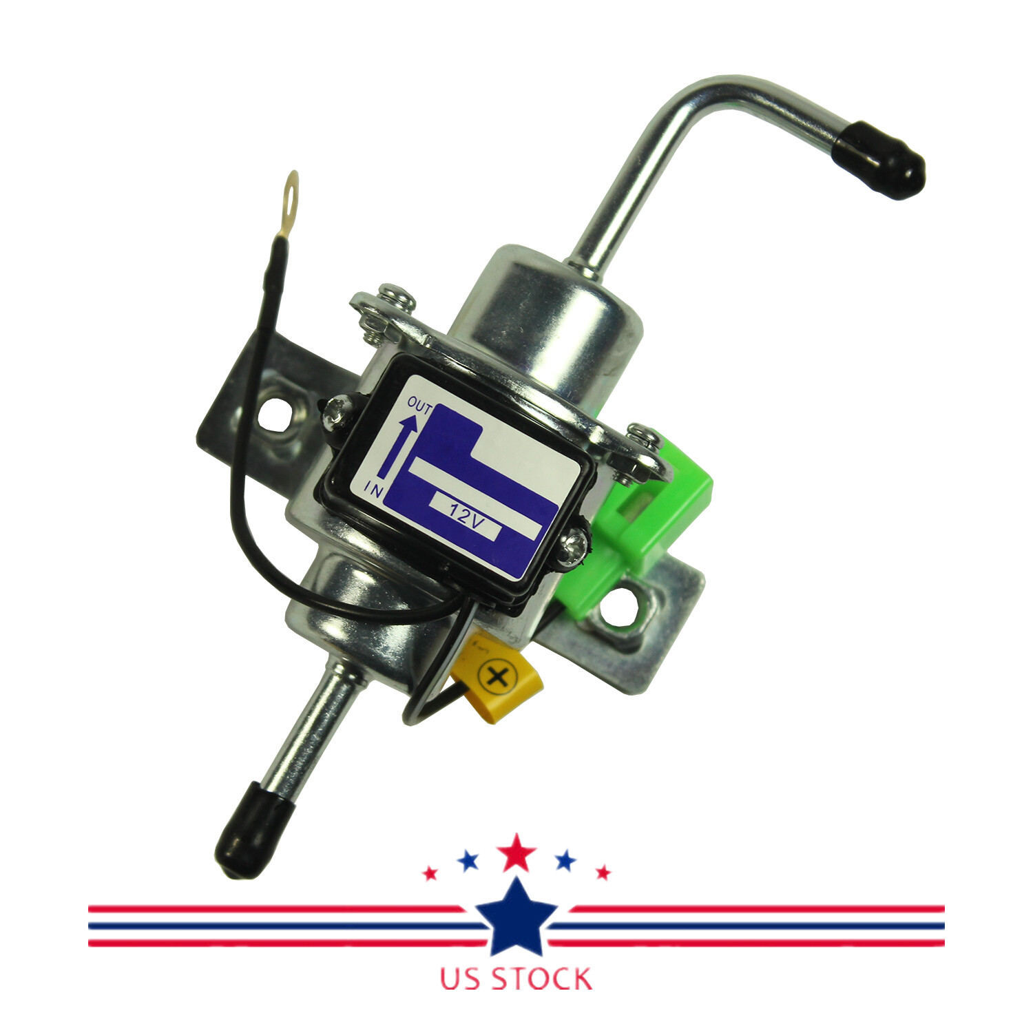 Universal Low Pressure Gas Diesel Electric Fuel Pump 1/4 tubing 3-5PSI ...