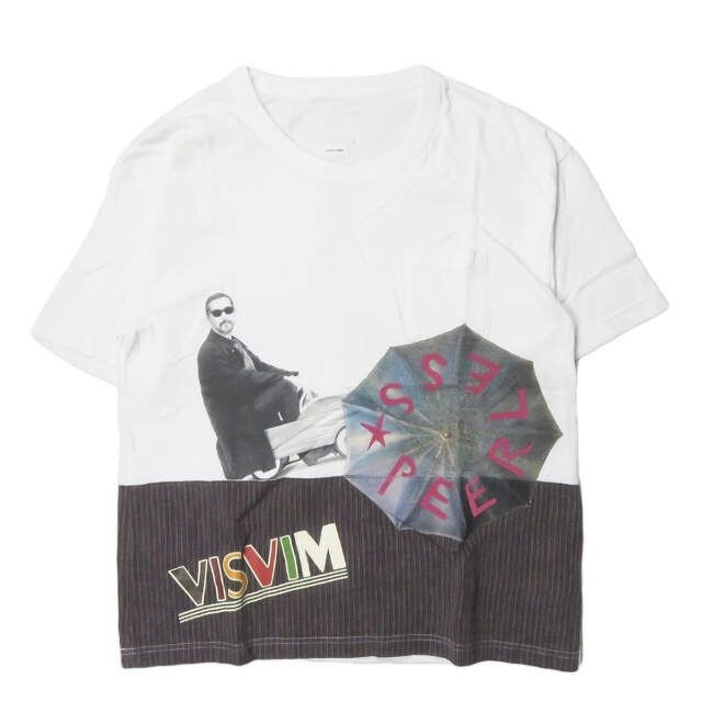 Visvim 20SS JUMBO Cotton Pocket TEE S/S Collage Navy … - Gem