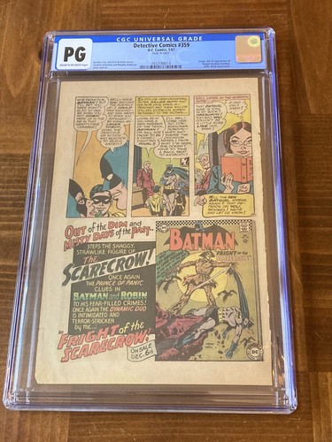Detective Comics 359 PG (1st app of Batgirl)- Batman 189 Scarecrow ...