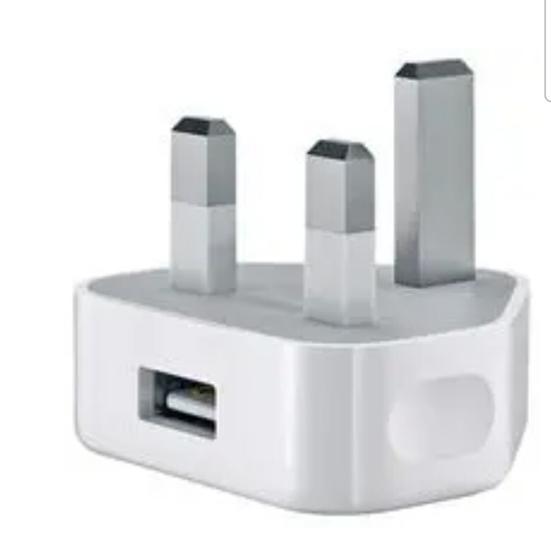 Genuine Apple A1399 3-Pin USB Mains Charger Plug for iPhone - Used ...