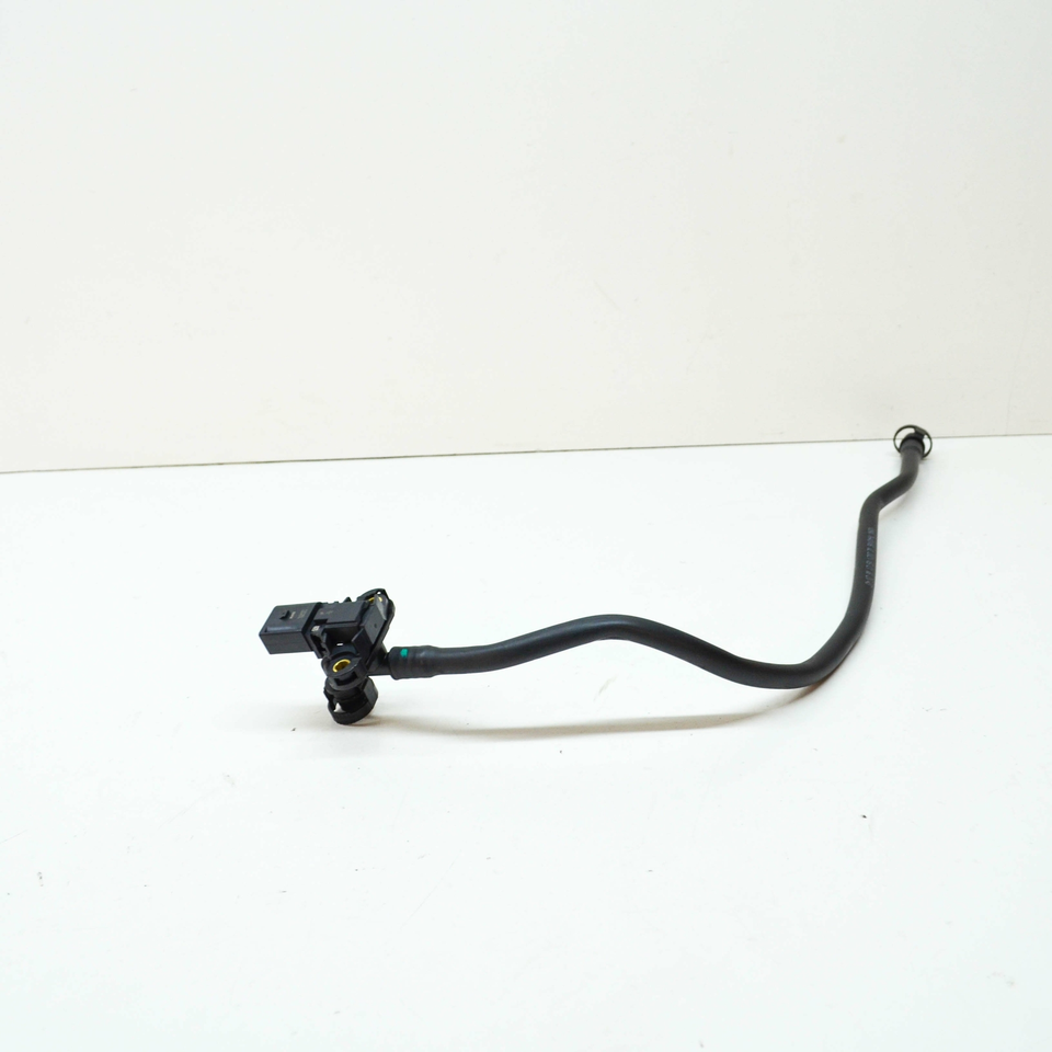NEW BMW 3 F30 FUEL TANK EVAPORATOR W PRESSURE LINE 13907643105 ORIGINAL ...