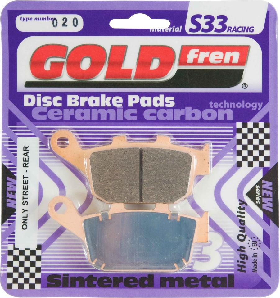 Brake Disc Pads Rear Goldfren S33 For Honda FES 250 -2 Foresight 2003 ...