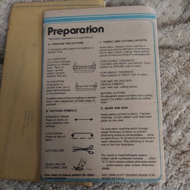 Vtg 1980 Simplicity 9851 Sewing Pattern Misses Skirt Pants Shirt Uncut ...