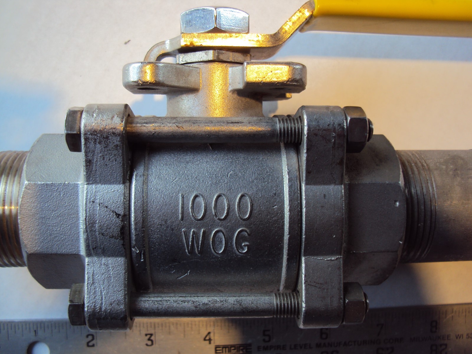 APOLLO CF8M , 1-1/4"SS Ball Valve w/LEED&NORTHRUP Conductivity Cell cat ...