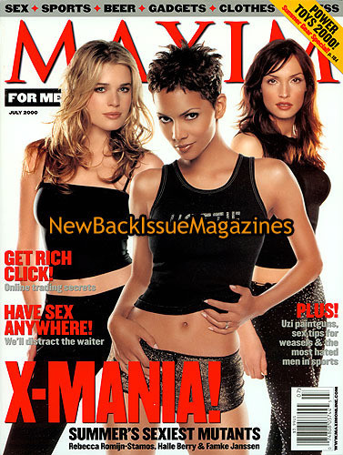 Maxim 7/00,Halle Berry,Rebecca Romijn,Famke Janssen,Cameron Richardson ...