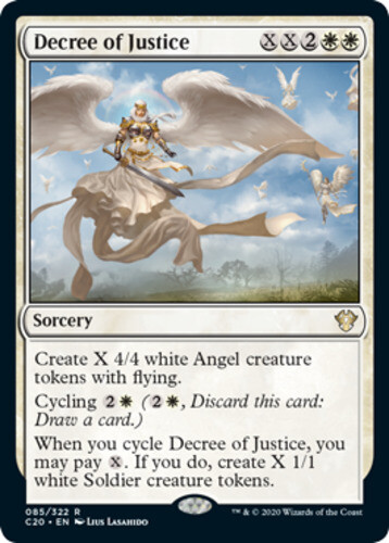 Decree of Justice NM, English MTG Commander 2020 | eBay