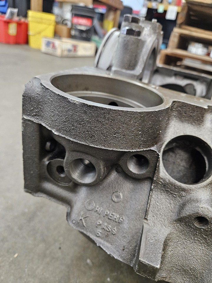 LATE 1969 COPO 427 Big Block Chevy 4 Bolt Main Block 3963512 512 J-10-9 ...