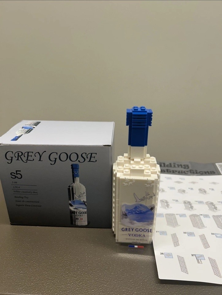 Grey Goose Vodka Bottle Building Blocks Set | eBay