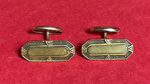 Art Deco Antique Cufflinks Signed RWK Co. | eBay