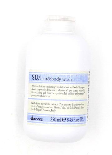DAVINES SU HAIR & BODY WASH 250ML HYDRATING CITRUS MYRTIFOLIA EXTRACT ...