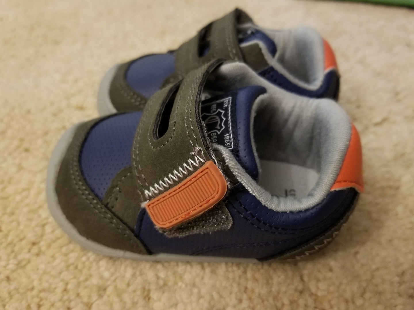 Carter's Every Step Stage 1 Boy Crawling Shoe Taylor Blue Size 2M US ...