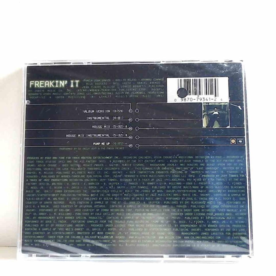 Will Smith – Freakin' It (CD, Sealed, US, 2000, Columbia) AS277 | eBay