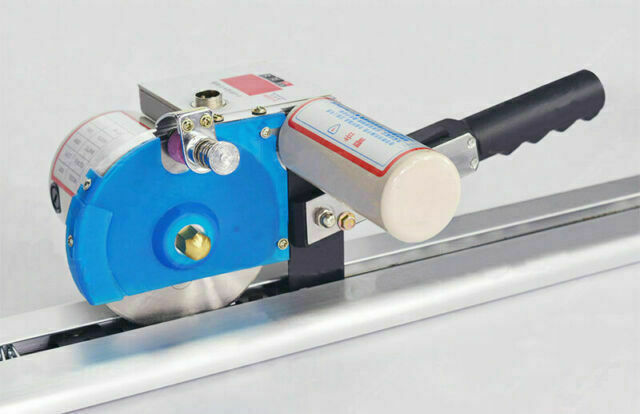 TECHTONGDA 220V High Speed Fabric Cutter 7ft Shuttle Rail Digital ...