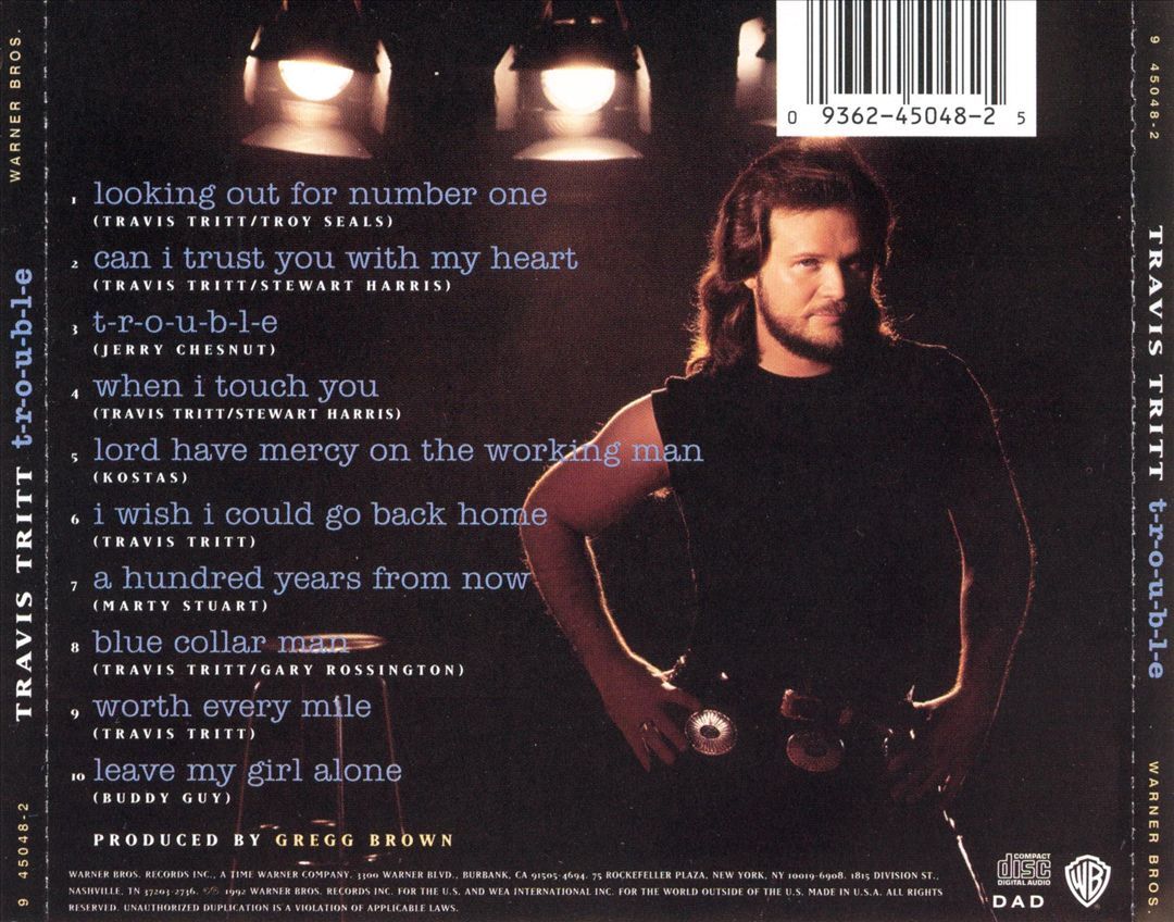 TRAVIS TRITT - T-R-O-U-B-L-E NEW CD 93624504825| eBay