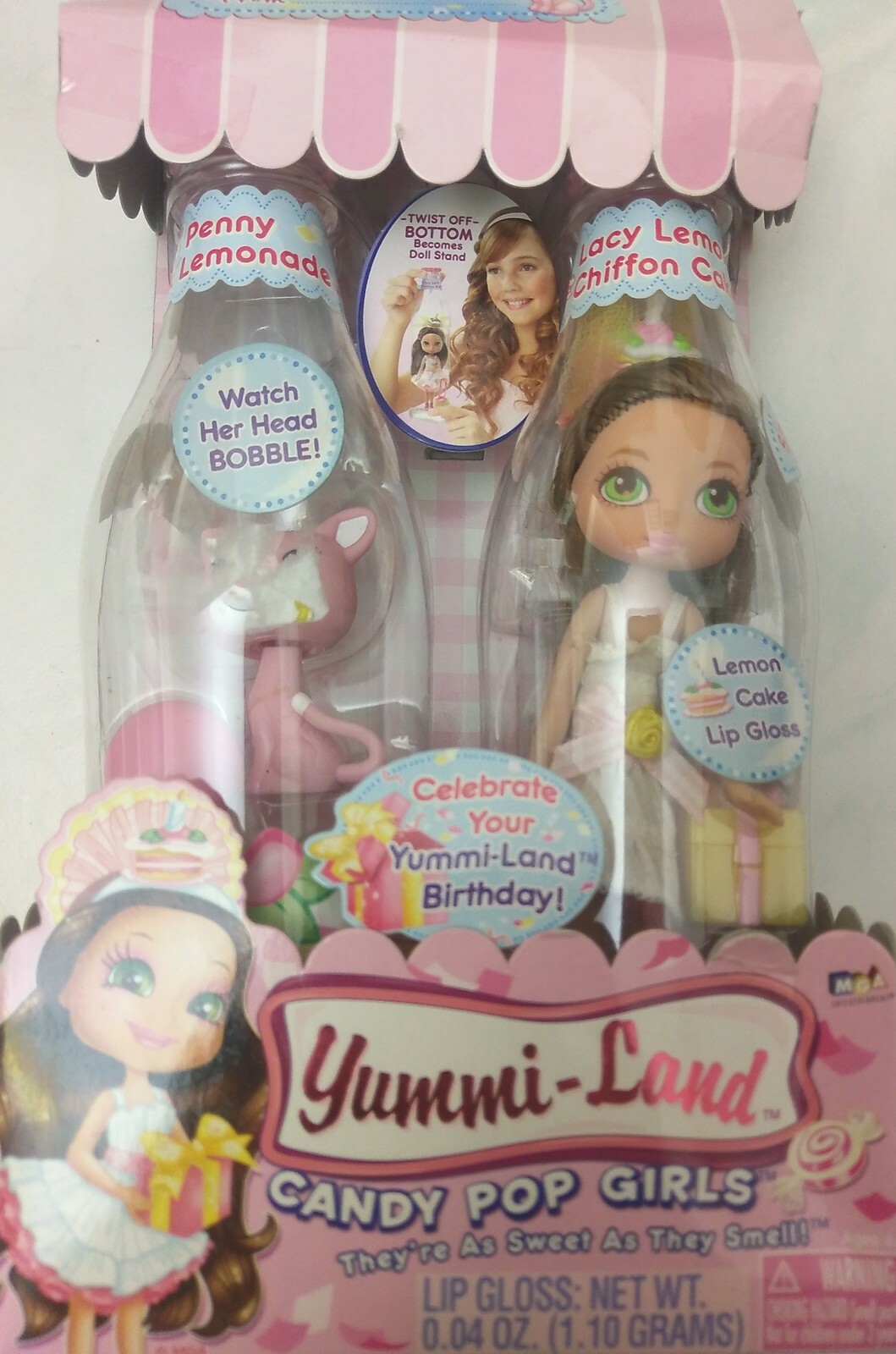 Yummi Land Yummiland Lacy Lemon Chiffon Cake Doll Penny Pink Lemonade ...