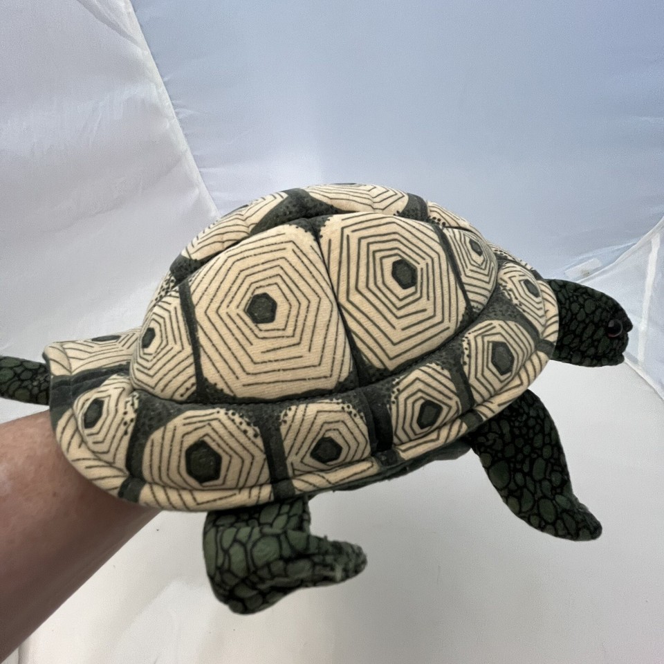 Folkmanis Green Turtle Tortoise 12 Inch Hand Puppet | eBay