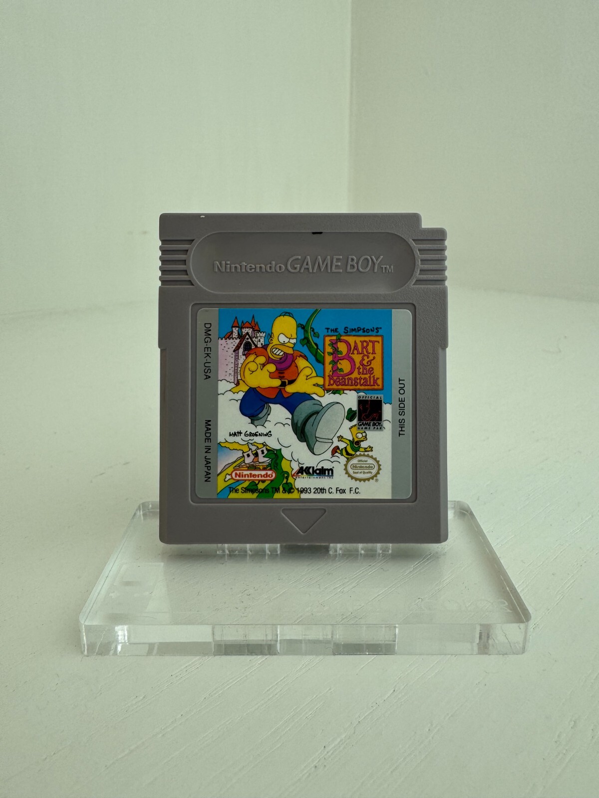 Simpsons: Bart and the Beanstalk (Nintendo Game Boy, 1993) for sale ...