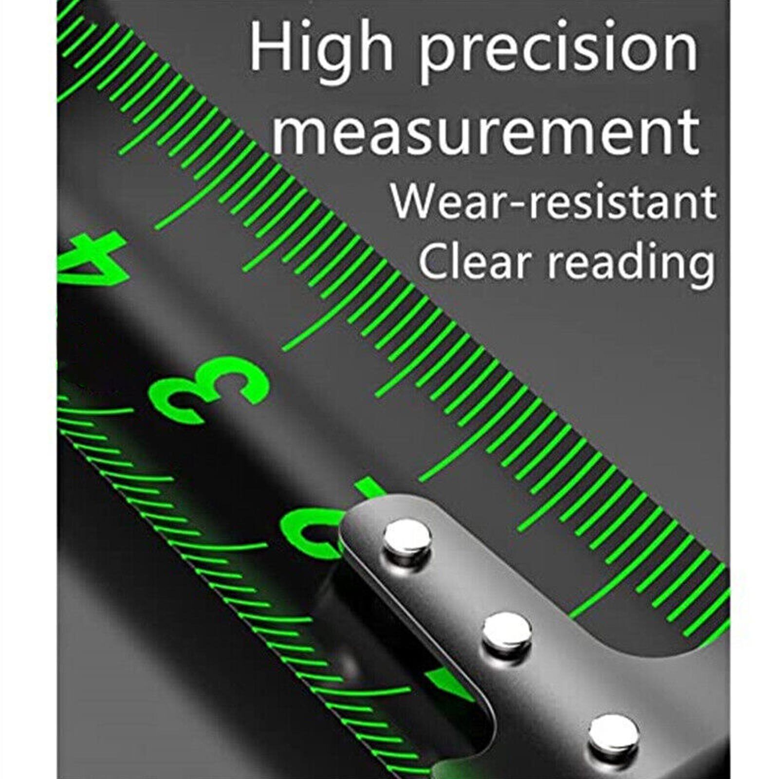 10m x 25mm Fluorescent Steel Tape Measure Precision Self-lock Measuring ...