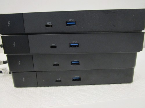 Lot of 4 Dell WD22TB4 Thunderbolt Docking Station No power adapters | eBay